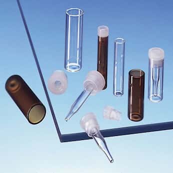 Cole-Parmer Shell Vial, 8 mm, Glass, Flat Bottom, 1 mL; 1000/pk from ...