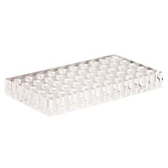 Cole-Parmer Vial Rack, Acrylic; holds 50 vials up to 8mm Diameter from ...