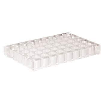 Cole-Parmer Vial Rack, Acrylic; holds 40 vials up to 15mm Diameter from ...
