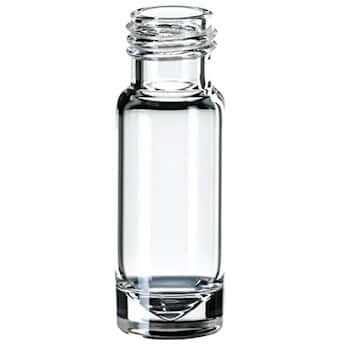 Cole-Parmer Vial, 1.5 mL, Glass, High Recovery, Silanized, 9 mm Short ...