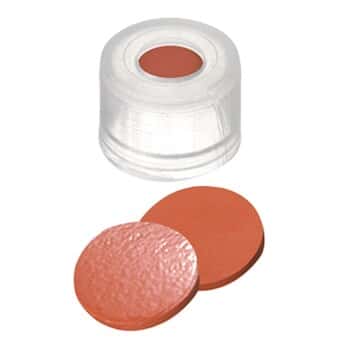 Cole-Parmer Snap Cap, Polypropylene, Transparent, 8 mm, Rubber/PTFE ...