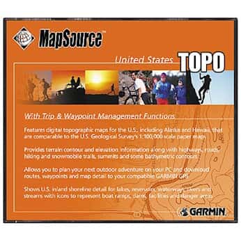 MapSource US Topo software, CD-ROM for WIndows from Cole-Parmer