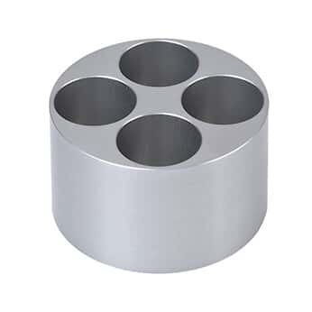 Cole-Parmer SamplePrep 8011 Multiple Sample Vial Adapter, Holds Four 3/ ...