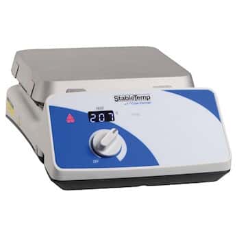 Cole-Parmer StableTemp Aluminum Top Hot Plate, 7 x 7, 100-120 VAC from ...