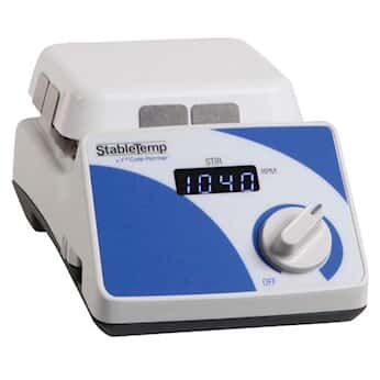 Cole-Parmer StableTemp Ceramic Top Stirrer, 4" x 4", 100 to 120 VAC ...
