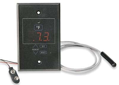 Control Products TAL-2001D-12 Temperature Alarm Logger, Wall Mount, °C ...
