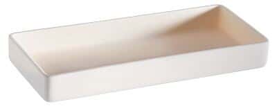 CoorsTek 65579 High-Alumina Rectangular Tray, 64 mL, 100 x 45 x 19 mm ...