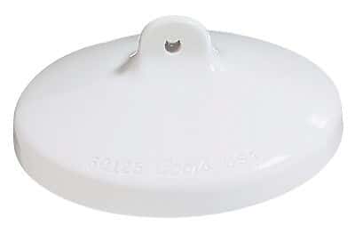 CoorsTek 60128 Porcelain Crucible Covers, 90 mm ID; 36/Cs from Cole-Parmer