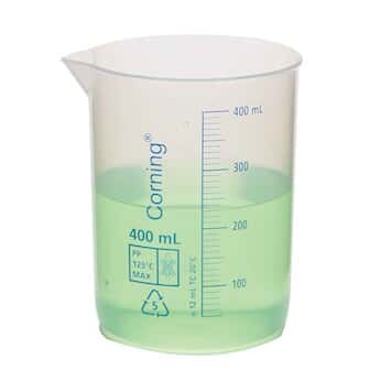 Corning 1000P-5L Low-Form Polypropylene Beaker, 5000 mL, 4/Cs from Cole-Parmer