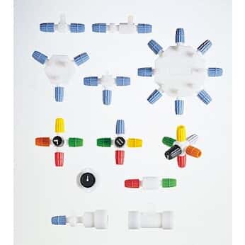 Diba PTFE Valves, Micro Tubing Valves, 3-way, 1 To 4 mm OD from Cole-Parmer