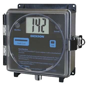 Dickson PL300 Pressure Datalogger, Digital, 0 To 300 PSI from Cole-Parmer
