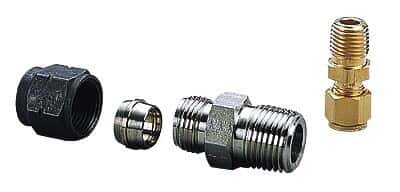 Digi-Sense Compression Fitting; Probe Diameter, 3/8"; 316 SS; 3/8" NPT ...