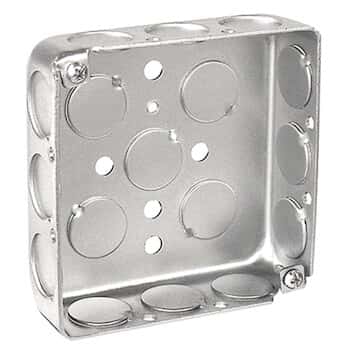 Digi-Sense Temperature Outlet Box, Metal, 4" x 4" from Cole-Parmer