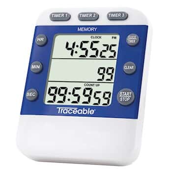 Digi-Sense Traceable® Three-Alarm Timer with Calibration from Cole ...