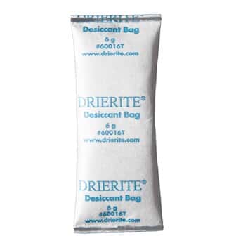 Drierite 60016T Desiccant Tyvek Bags, White; 6 g/Bag; 750/PK from Cole ...