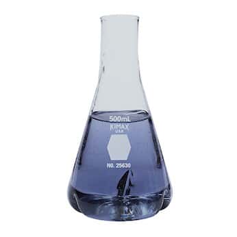 DWK Life Sciences (Kimble) 25630-125 Baffled Shaker Glass Flask, 125 mL ...