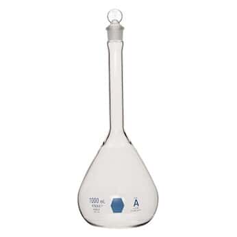 DWK Life Sciences (Kimble) Yellow Coded Class A Volumetric Flask, 500 ...