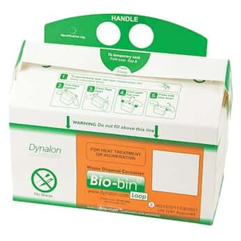 Dynalon 797303-0002 Bio-bin Waste Disposal Container, 2.5L, Case of 50 ...