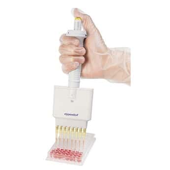 Eppendorf Multichannel pipettor, 8 channel, 5-50 µL from Cole-Parmer