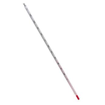Ertco 15059232 Precision spirit-filled glass thermometer, range -50 ...