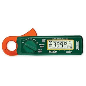 Extech 380947 Mini clamp meter, true rms, 7/8" clamp from Cole-Parmer