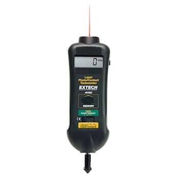 Extech Combination Laser/Contact Tachometer from Cole-Parmer