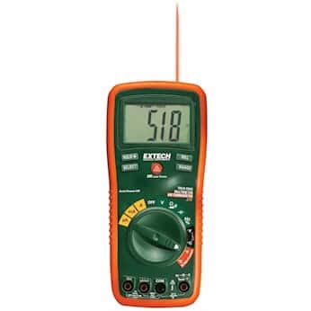 Extech EX470 True RMS autoranging digital multimeter + IR thermometer ...