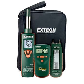 Extech MO280-KW Kit with Pin and Pinless Moisture Meters and ...