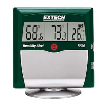 Extech RH30 Hygro-Thermometer with Humidity Alert for Desktop or Wall ...