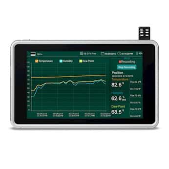 Extech RH550 Temperature/Humidity Paperless Recorder with Touchscreen ...