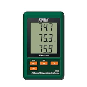 Extech SD200 3-Channel Temperature Data Logger from Cole-Parmer