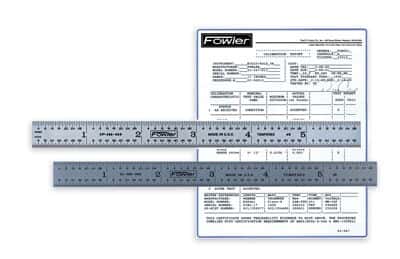 Fowler 52-411-006 Rule 6in/4R Flex Pre-Cert. Ruler Golden Rule Flex ...
