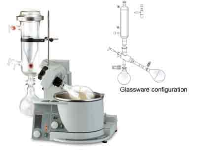 Heidolph Rotary Evaporator, 4001 Efficient, Double-jacketed Vertical ...