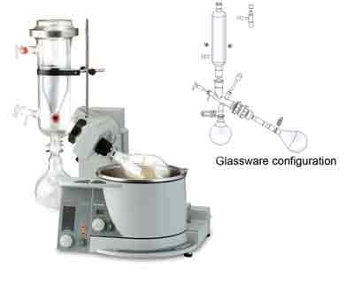 Heidolph Rotary Evaporator, 4001 Efficient, Vertical Reflux Condenser ...