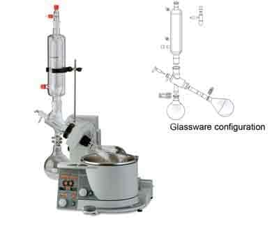 Heidolph 36000990 Rotary Evaporator, 4002, Manual lift, double-jacketed ...