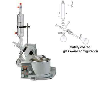 Heidolph Rotary Evaporator, 4002, Manual lift, safety-coated vertical ...