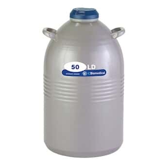 IC Biomedical 50LD Liquid Nitrogen Storage Dewar; 50 L, 122 Day Static ...