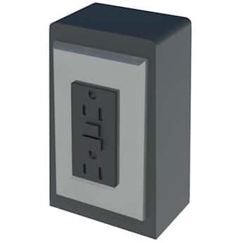 ICI Quick Ship Single Gang, Double Faced Electrical Pedestal, GFI ...