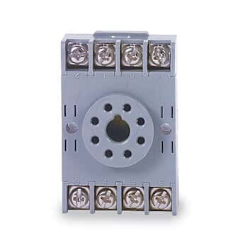 Idec SR6P-M08G Panel mount timer socket from Cole-Parmer