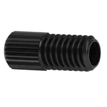 Idex Super Flangeless™ Nut, Headless, Short, Black PEEK, 1/32" or 1/16 ...