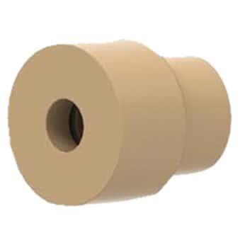 Idex Super Flangeless™ Ferrule, 1850 psi, Natural PEEK/SS Ring, 1/16 ...