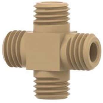 Idex High-Pressure MicroCross Body, for MicroTight Sleeves, PEEK, 0.006 ...