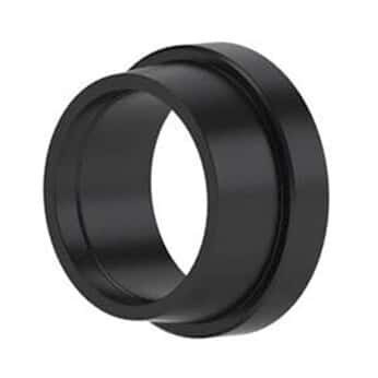 Idex Flangeless Ferrule, Natural ETFE, 5/16" OD Tubing, 1/2-20 Flat ...