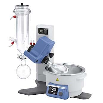 IKA RV 8 Rotary Evaporator with Dry Ice Condenser, Coated Glassware and ...