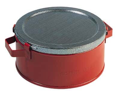 Justrite 10376 Drip Can with Handles and Fire Baffle, Steel, 1 Gal from ...