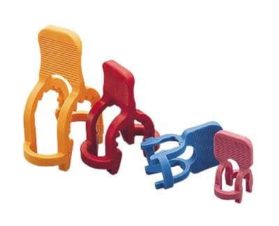 Keck Ball-Joint Clip, Size 13, Violet, 12/Pk from Cole-Parmer