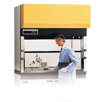 Labconco 47" bypass fume hoods; blue, standard blower, fluorescent ...