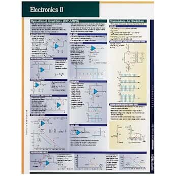Electronics II Wall Chart, laminated from Cole-Parmer Canada