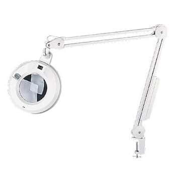 Luxo 16912LG Clamp-mount illuminated magnification system; 45" arm ...