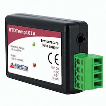 MadgeTech RTDTEMP101A RTD Temperature Extended-Life Data Logger from Cole-Parmer